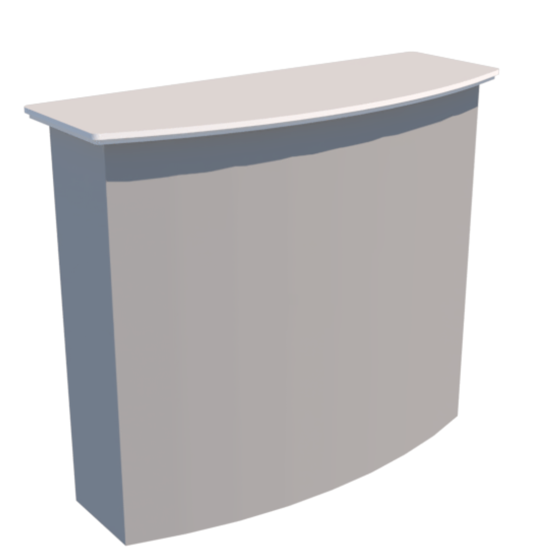 Curved Counter 48" TA-040A | Custom Box Prints